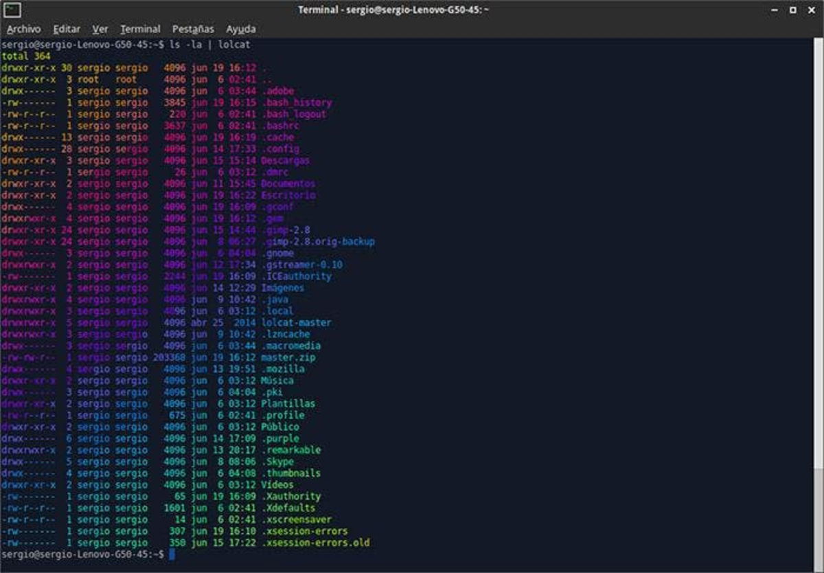 Lolcat, una divertida aplicación de la terminal Linux que llenará tu ...