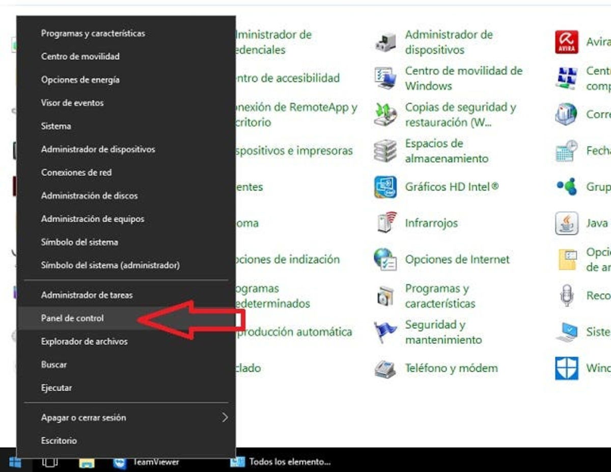 Accede al clásico Panel de control desde Windows 10