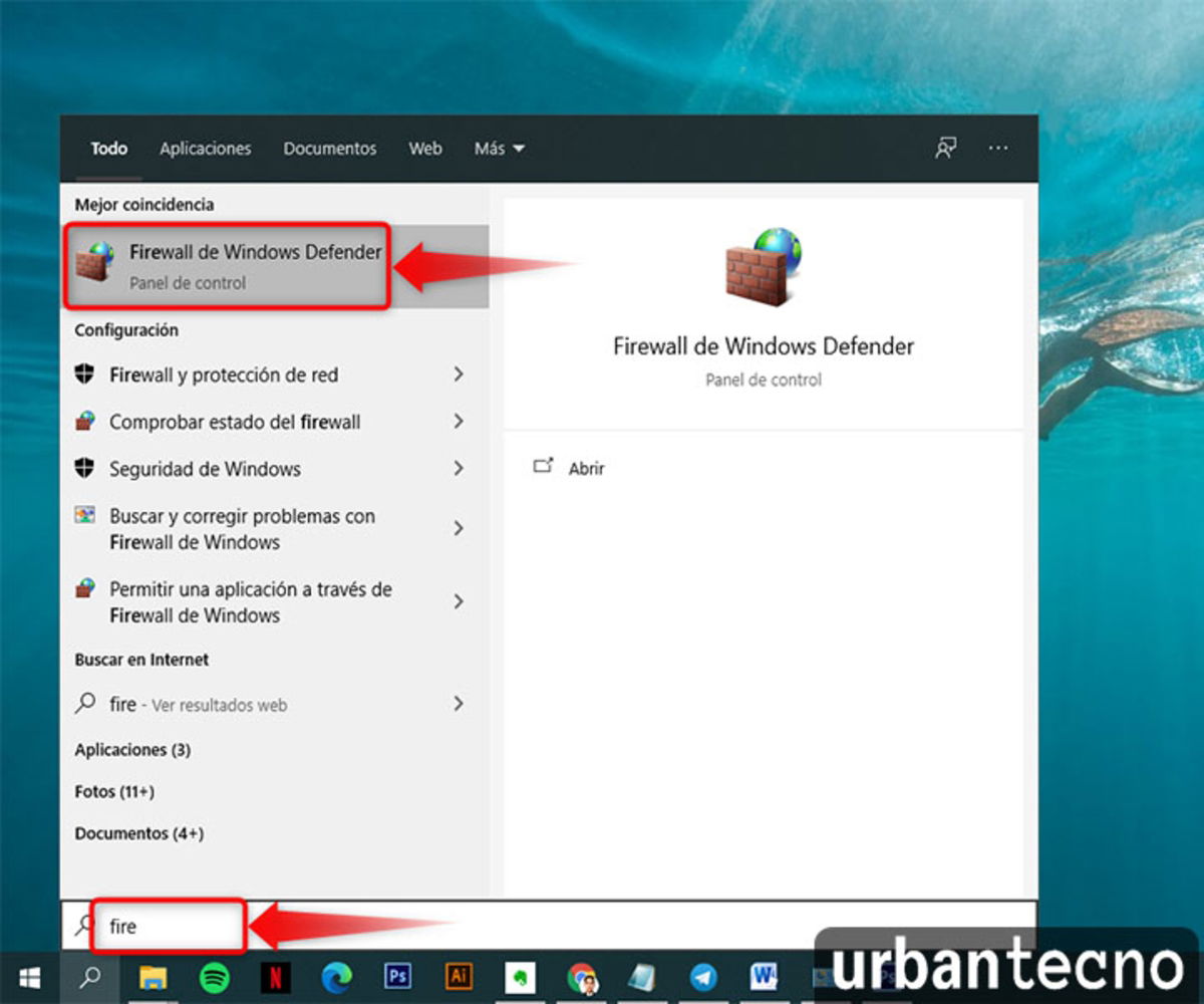 Cómo desactivar el Firewall de Windows 10 con CMD