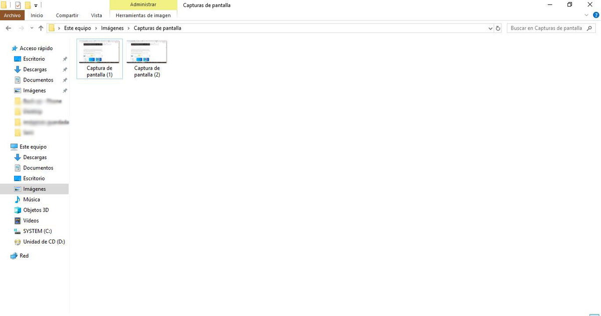 Cómo hacer capturas de pantalla en Windows con Impr Pant