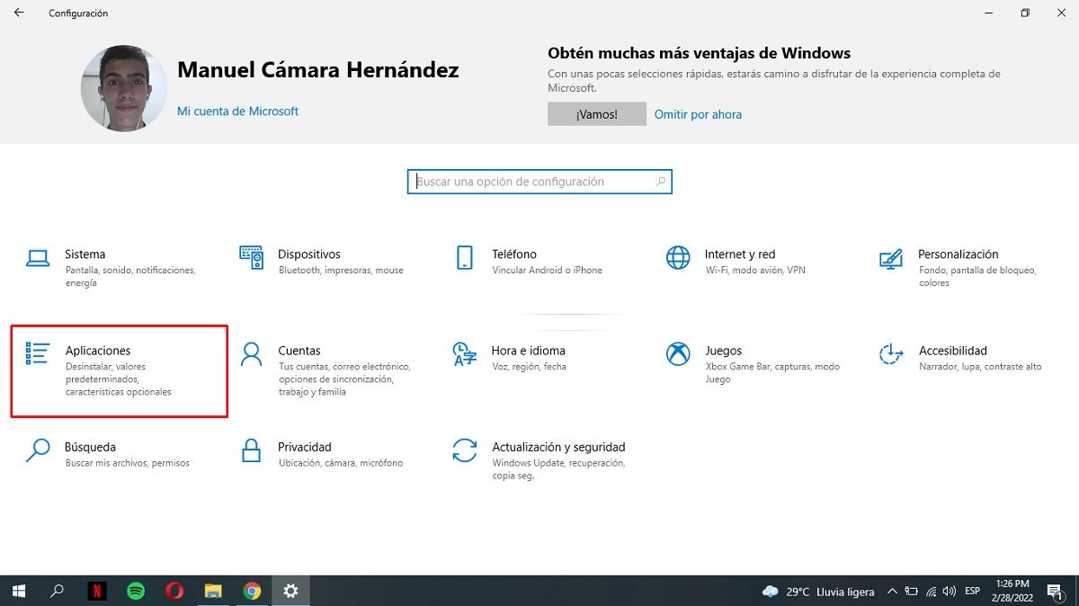 Cómo quitar aplicaciones de inicio en Windows 10 para que cargue antes