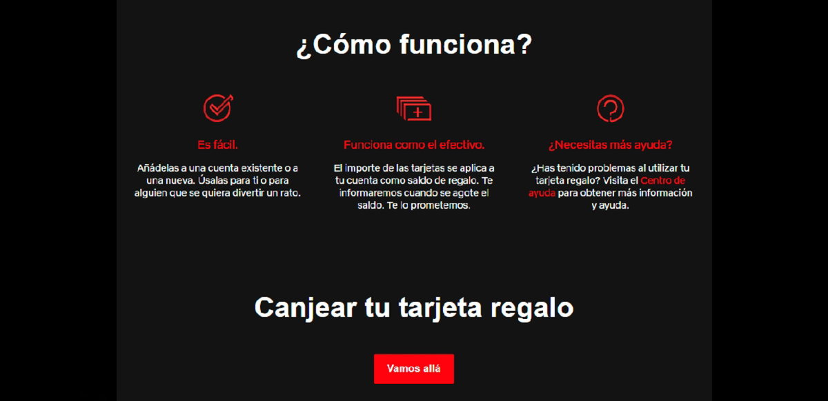 Tarjetas regalo de Netflix: cómo funcionan y precio