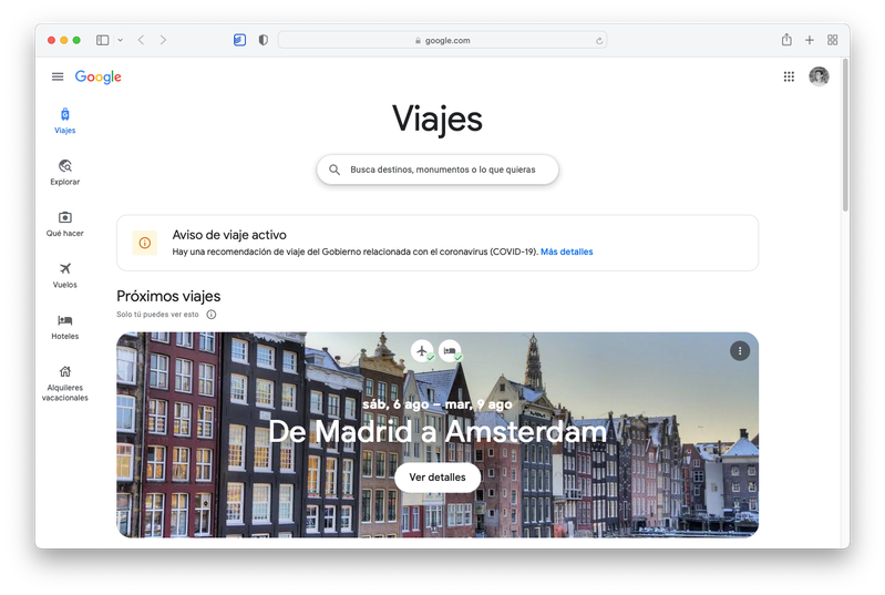 Google Travel: trucos y consejos para sacarle el máximo partido y ...