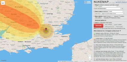 ¿Qué pasaría si cayese una bomba atómica en tu ciudad? Esta web revela los efectos devastadores ...