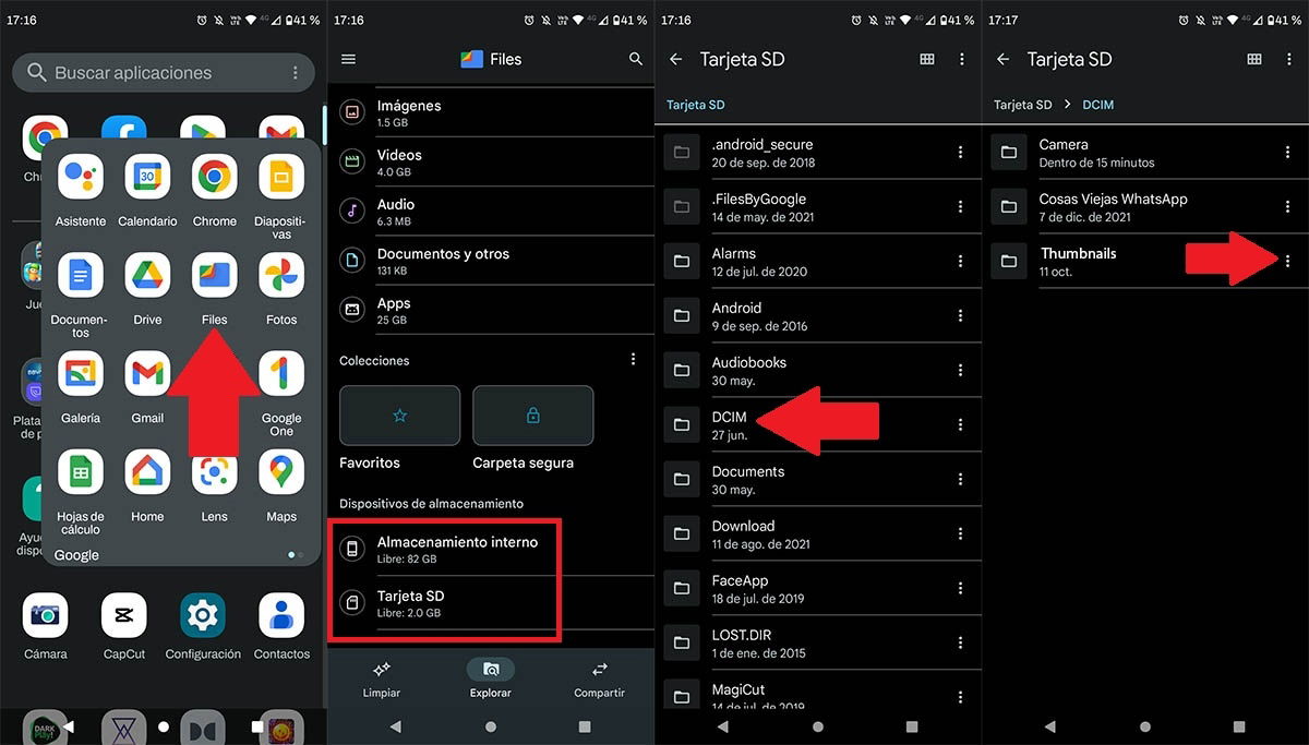 Thumbnails en Android: qué son y por qué borrarlos