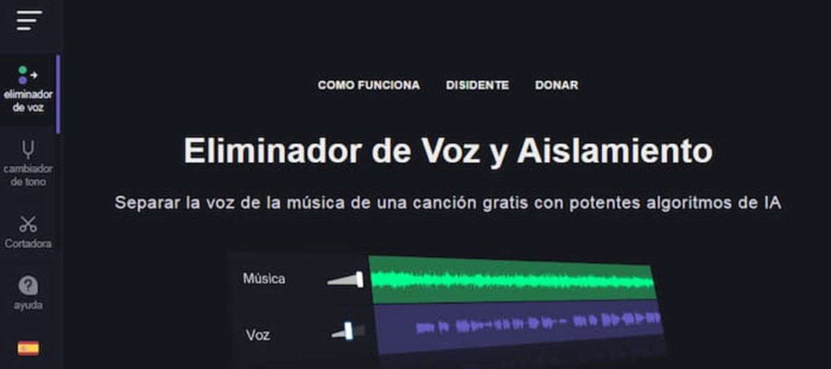 Cómo separar la voz y la música de una canción: todas las formas
