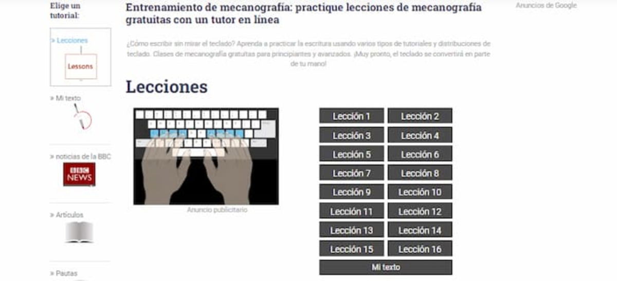 Las mejores páginas para aprender mecanografía online y gratis