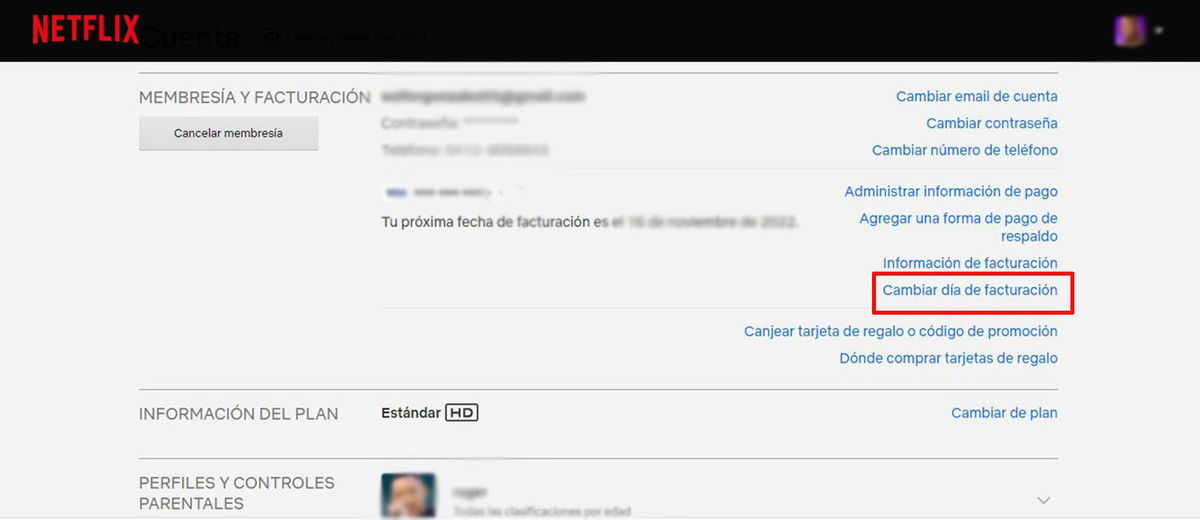 Netflix: cómo cambiar el método de pago de tu cuenta