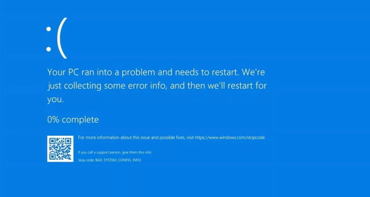 Por qué salen los pantallazos azules de Windows y qué se puede hacer
