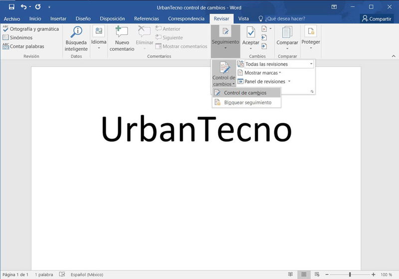 Qué es el control de cambios de Word y cómo funciona