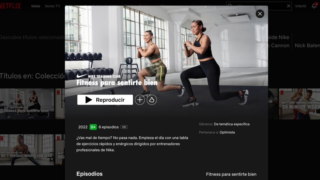 Netflix se alía con Nike para ofrecer sesiones de entrenamiento en tu ...