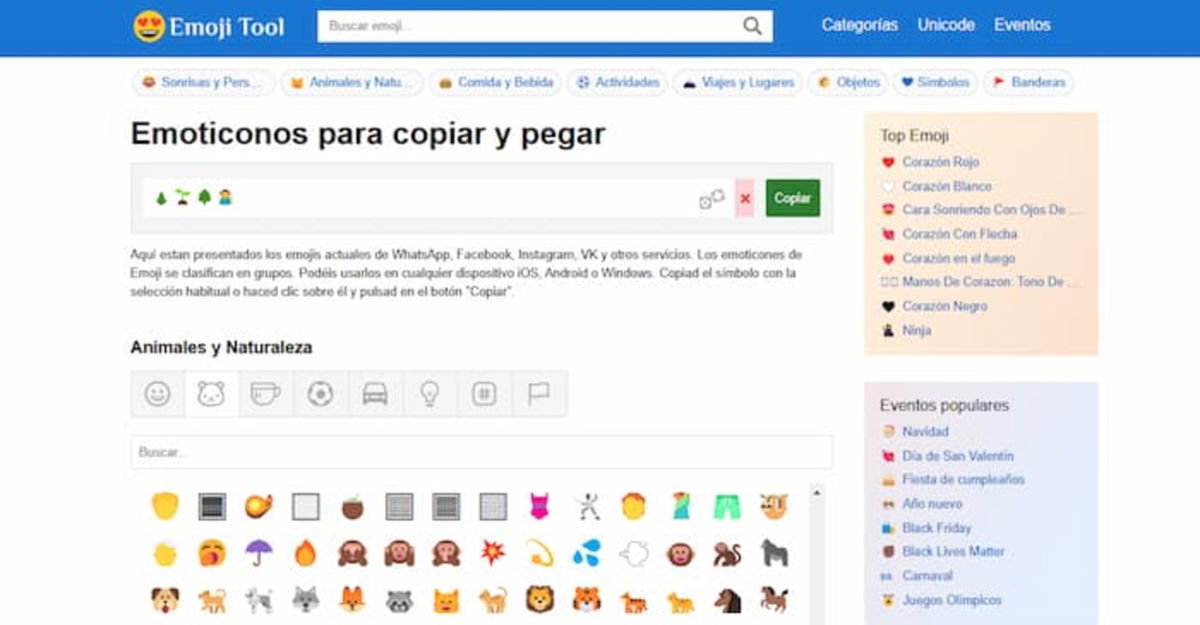 Las 10 mejores webs con emojis para copiar y pegar