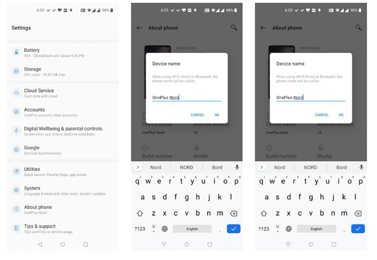 Cómo cambiar el nombre de tu dispositivo Android
