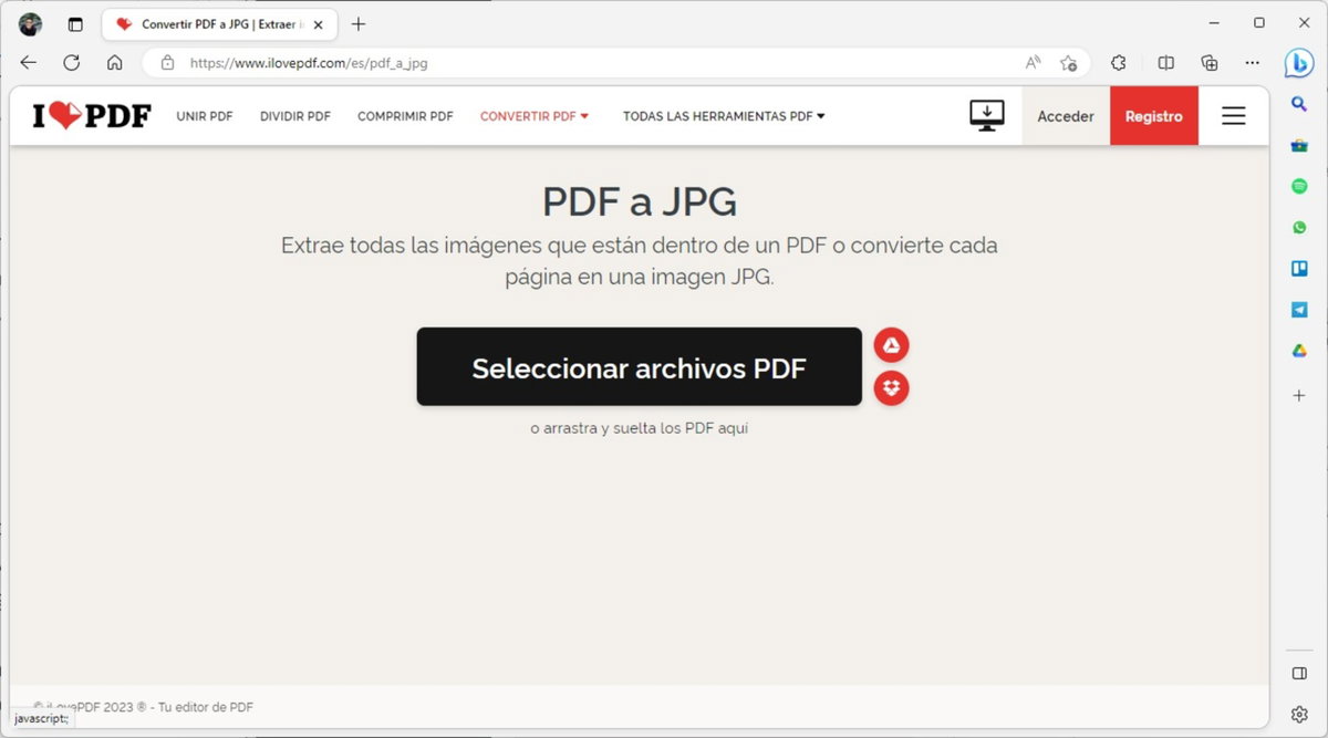 Cómo convertir un PDF a un JPG paso a paso