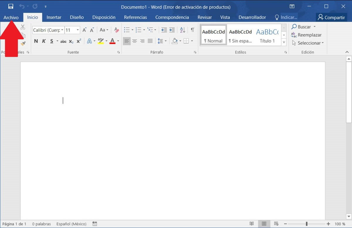 Cómo crear formularios editables en Word