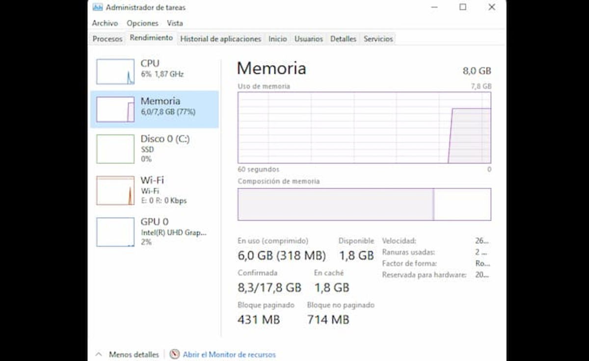 Cómo ampliar la memoria virtual de un PC con Windows 11