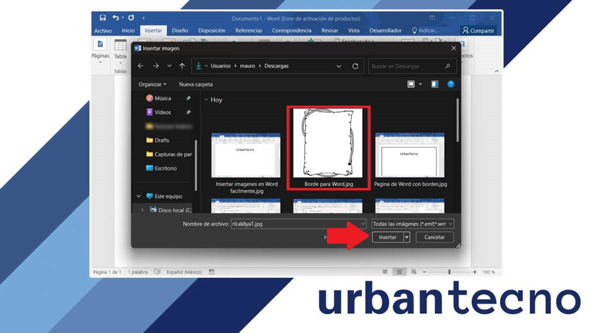 Cómo hacer bordes de página para Word y cómo insertarlos