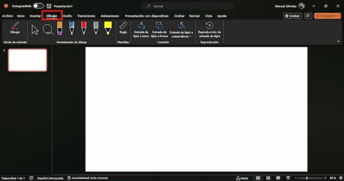 Cómo usar PowerPoint como pizarra