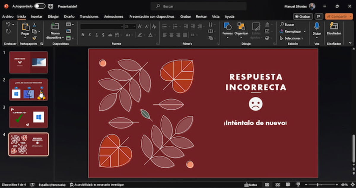 Cómo crear un Trivial o Quiz en PowerPoint