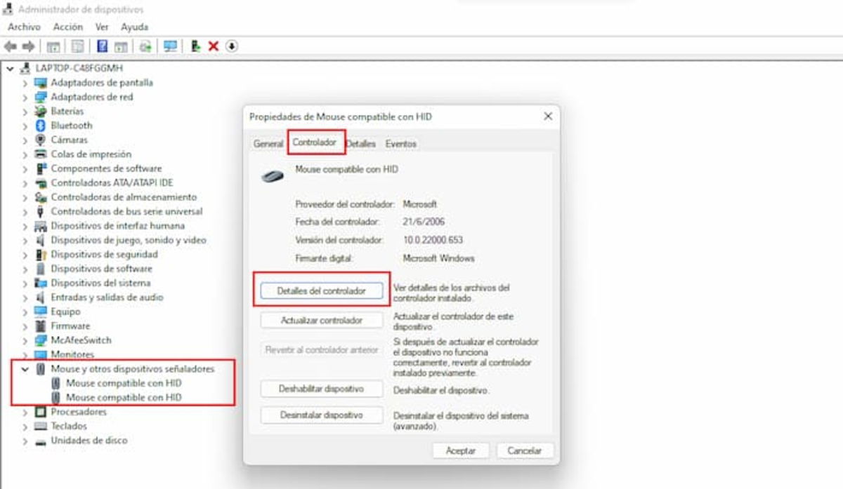 Cómo activar/desactivar el touchpad o trackpad en Windows 11