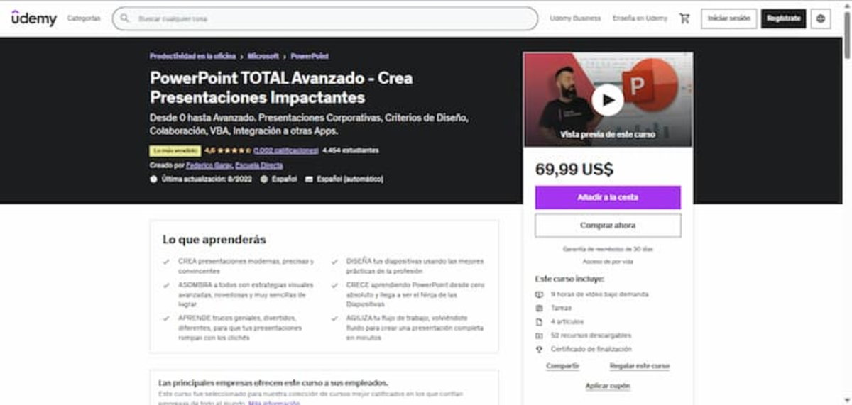 Mejores cursos para aprender a hacer presentaciones en PowerPoint