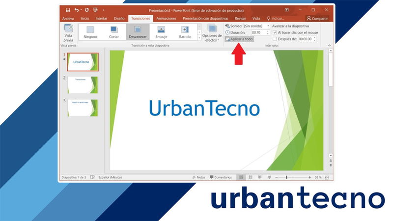 Cómo hacer transiciones en PowerPoint