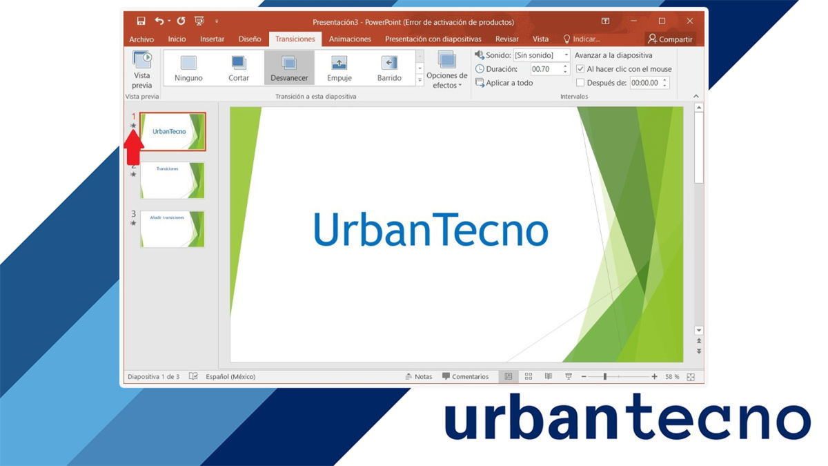 Cómo hacer transiciones en PowerPoint