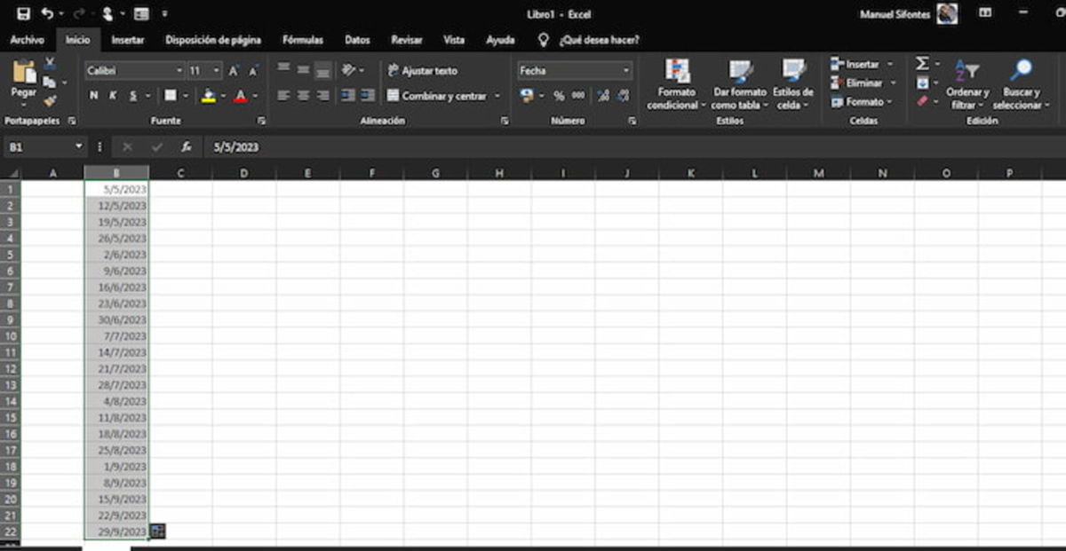 9 formas de usar el autorrelleno en Excel