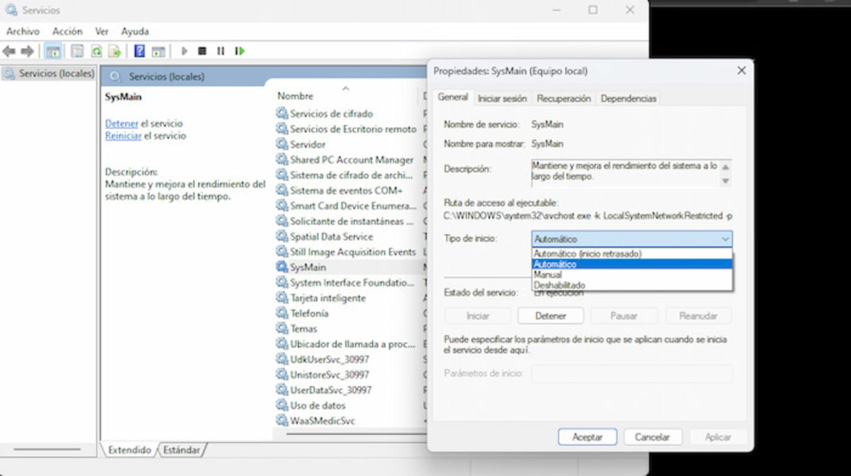 Qué es SuperFetch y cómo funciona en Windows 11