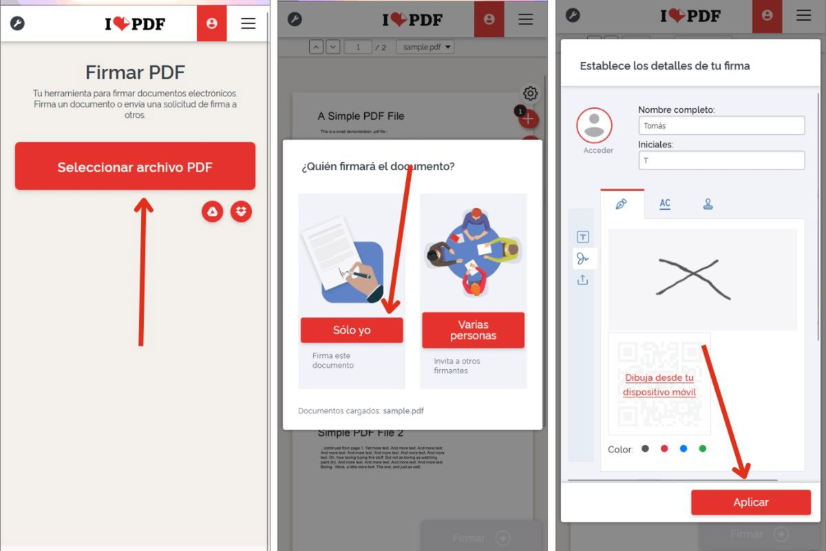 Te explico paso a paso cómo firmar un documento PDF sin tener un ...