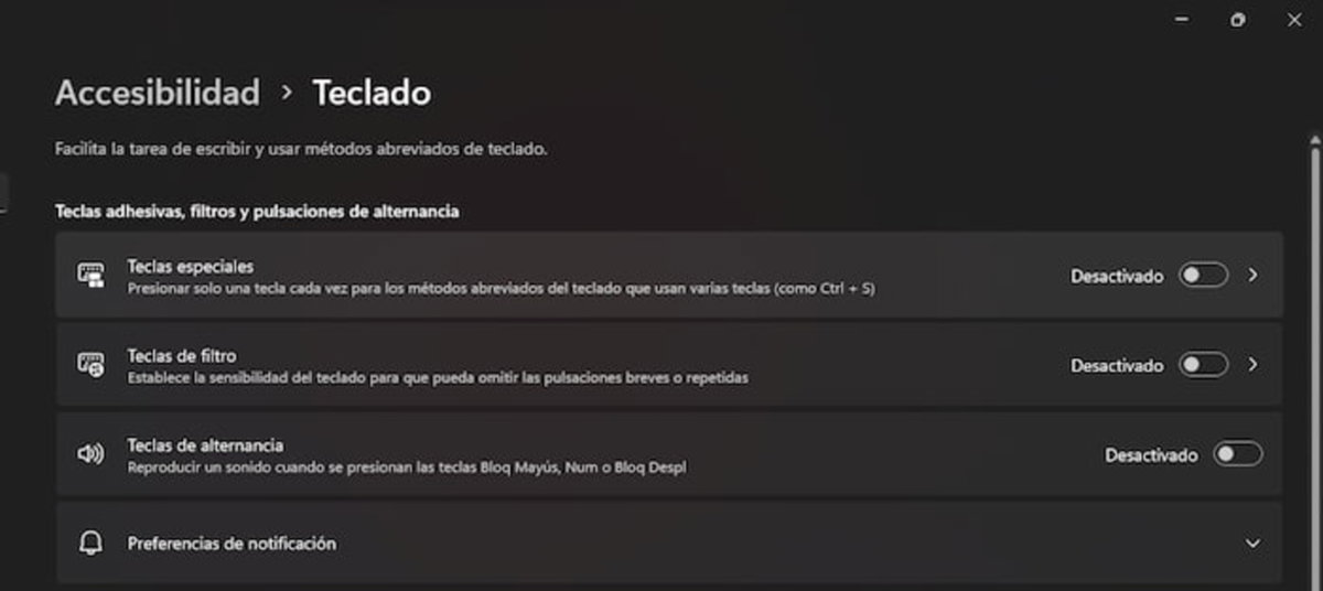 Activar O Desactivar Teclas Especiales Windows 11 – NMSMJK