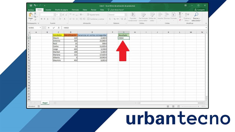Cómo utilizar la función MAX en Excel: guía completa