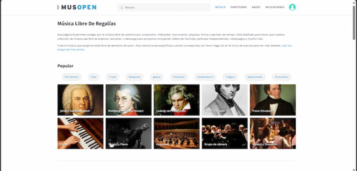 Las mejores webs para escuchar música clásica