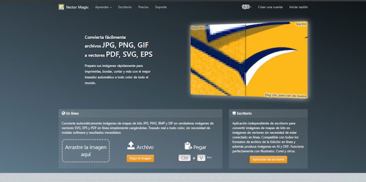 Las 8 mejores webs para vectorizar imágenes online y gratis