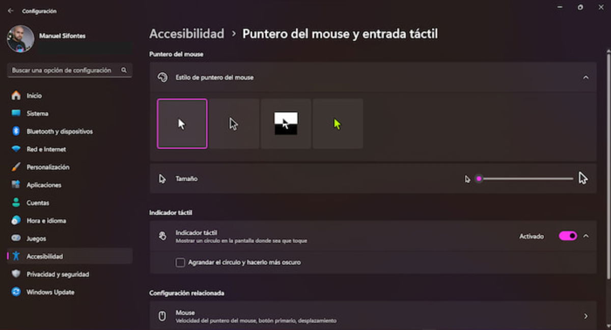 Cómo cambiar el tamaño o personalizar el cursor del ratón en Windows