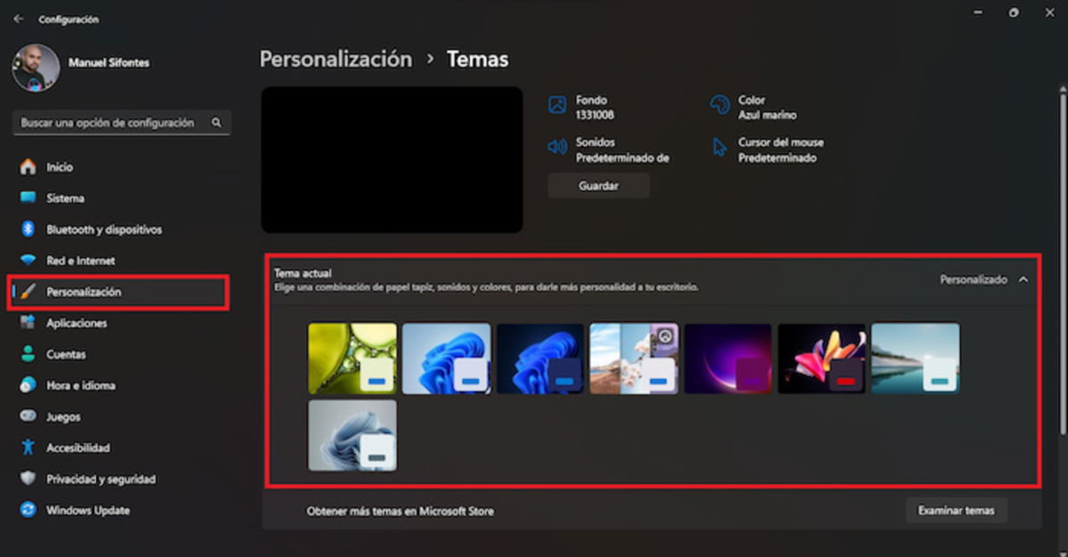 Cómo cambiar el tema de Windows 11 y dónde descargar nuevos