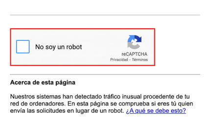 Qué hacer si no funciona el reCAPTCHA: por qué da fallo y cómo solucionarlo