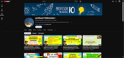 Mejores 9 canales de YouTube para aprender matemáticas