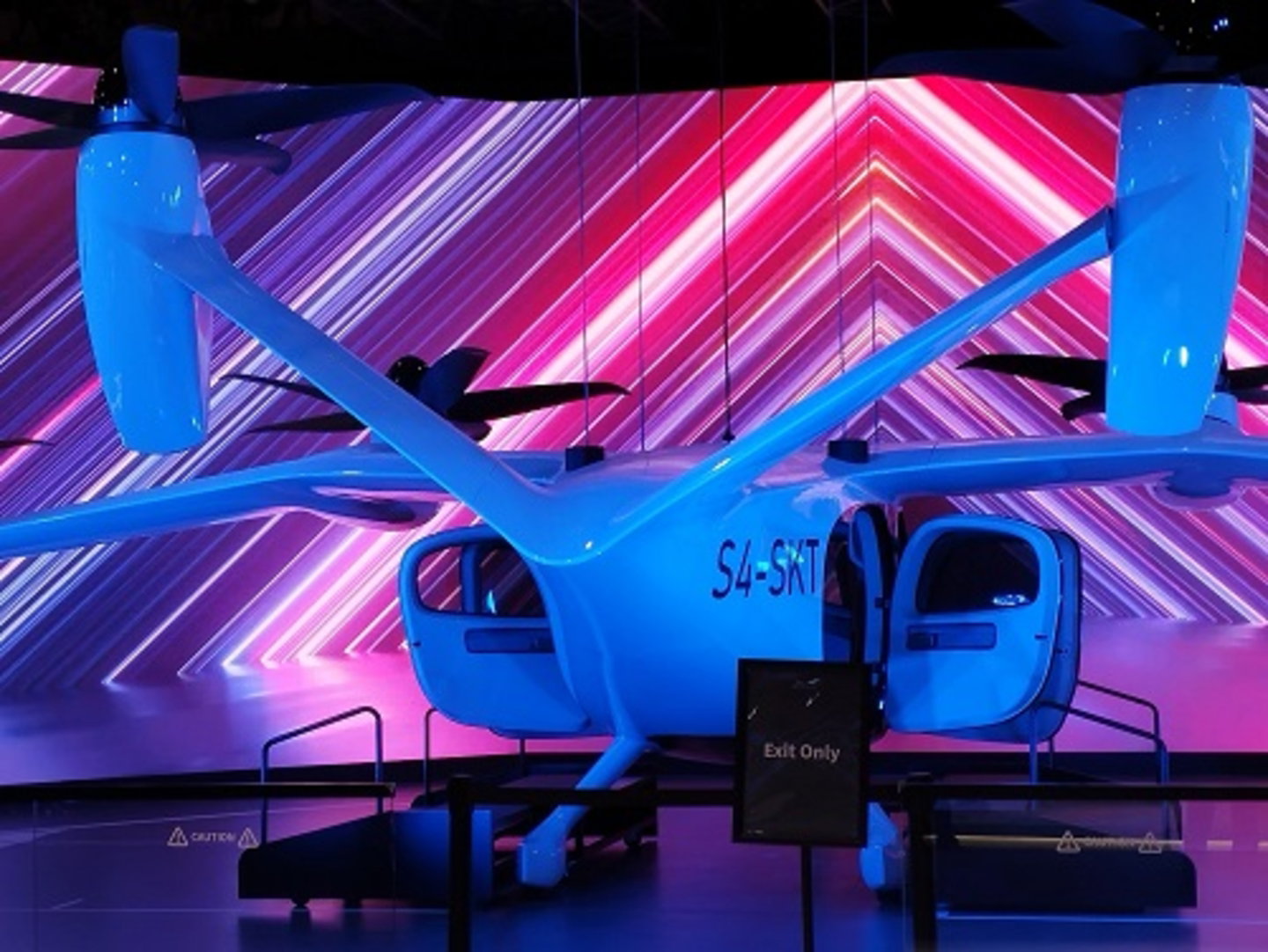 Los taxis voladores aterrizan en el MWC de Barcelona con una simulación ...