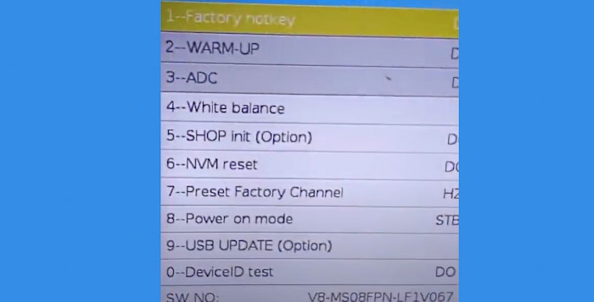 Cómo entrar al menú de servicio en una Smart TV de TCL