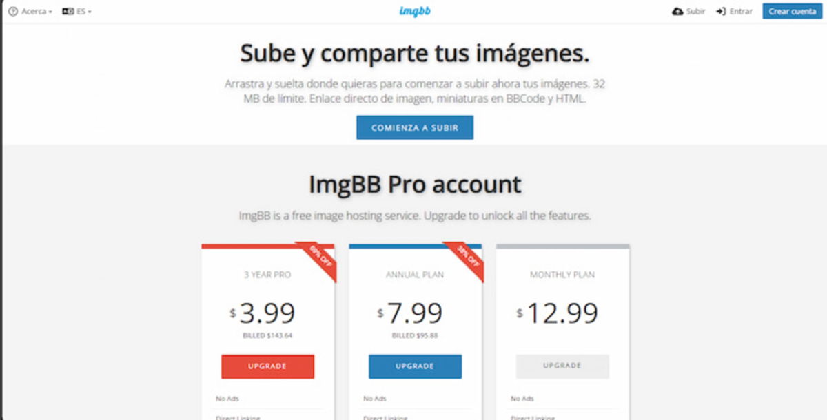 8 mejores webs para subir y enviar imágenes temporales