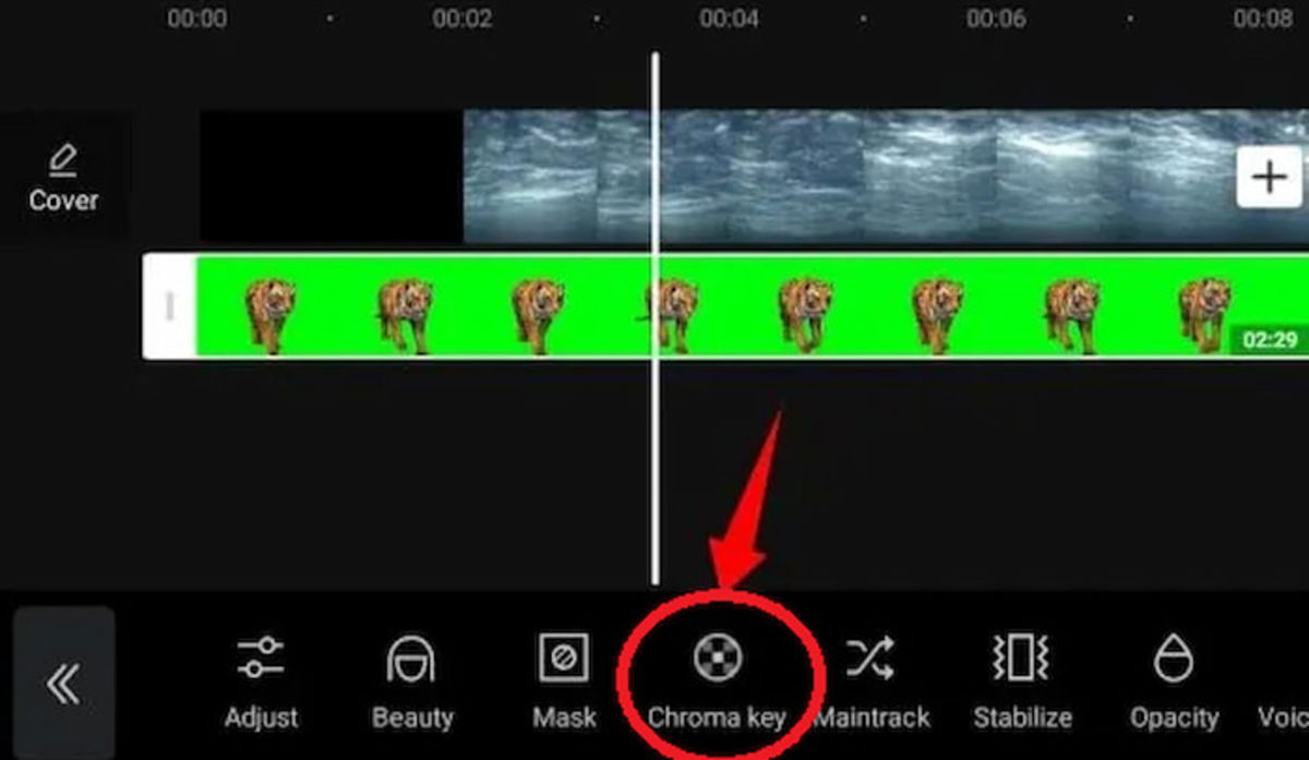 Cómo usar un fondo verde en CapCut para poner efectos en los vídeos