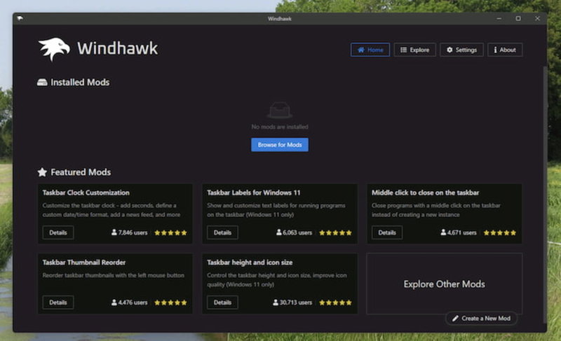 Qué es Windhawk y cómo se puede instalar en tu PC con Windows