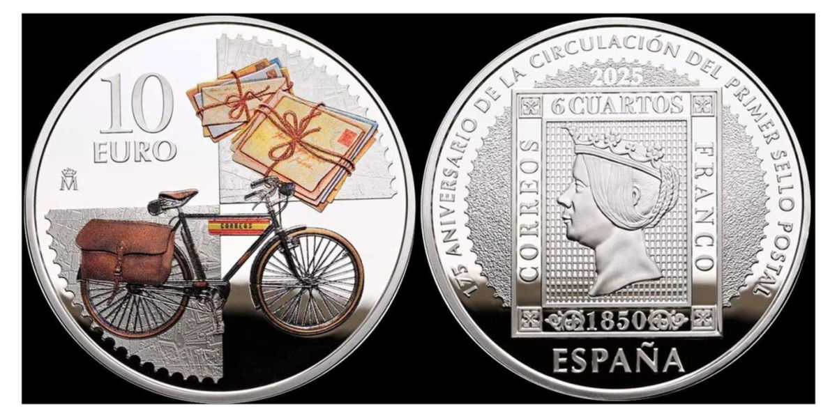 La moneda del 175 aniversario del primer sello arrasa en los primeros ...